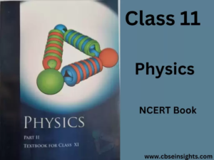 Class 11 NCERT Physics Book